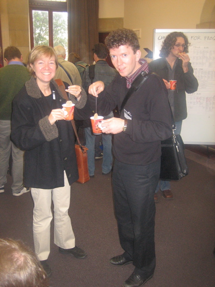 Amie Thomasson and Peter Lewis (from AAP 2005 photos )